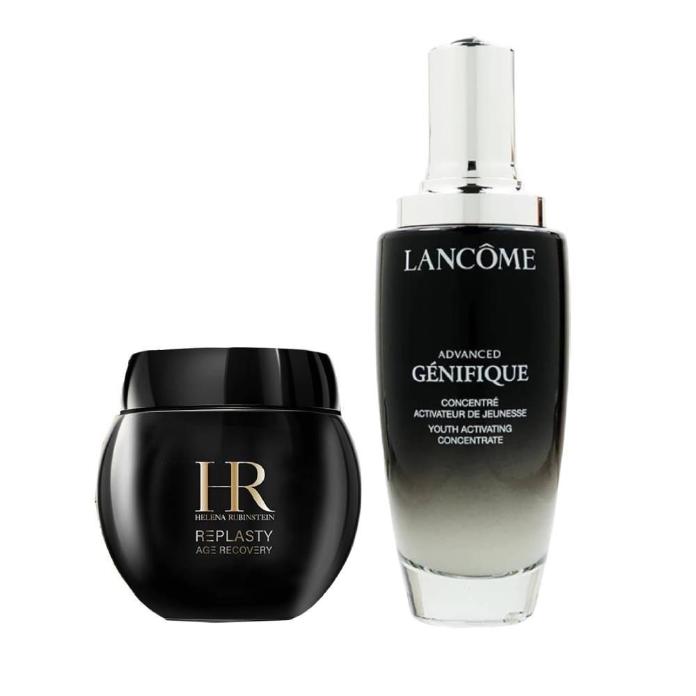Multi-brand Beauty - LANCOME + Helena Rubinstein 黑色奇蹟修復逆齡奢華組 - BreezeOnline 微風精品線上