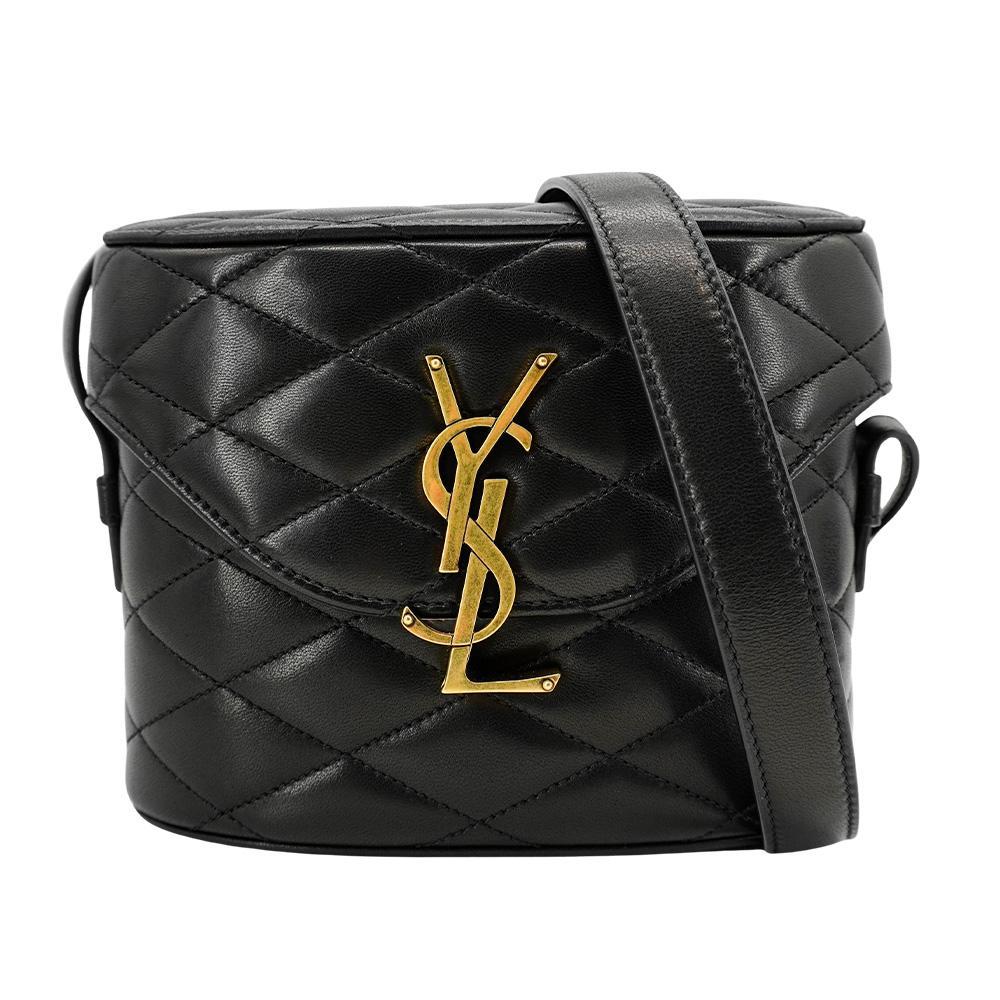 YSL - YSL 展示品 June 絎縫羊皮金釦掀蓋Box斜背包 - BreezeOnline 微風精品線上
