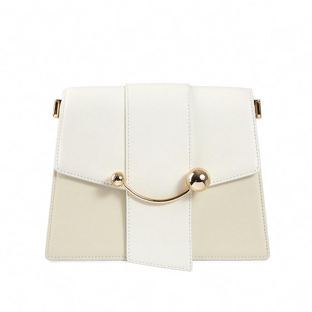 STRATHBERRY - STRATHBERRY BOX CRESCENT肩背包-香草白/鑽石白 - BreezeOnline 微風精品線上