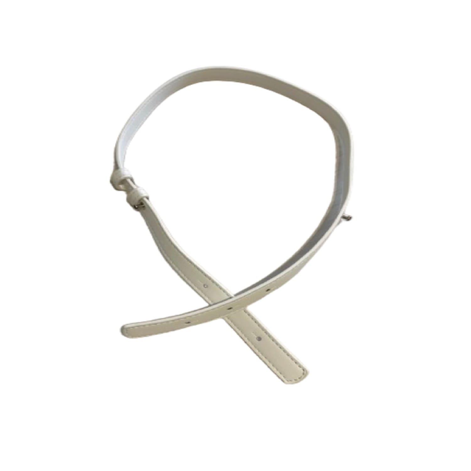 【Maison De Auri】 - 【Maison De Auri】針織提包背帶/ Strap皮背帶/ 皮背帶 白色 - BreezeOnline 微風精品線上