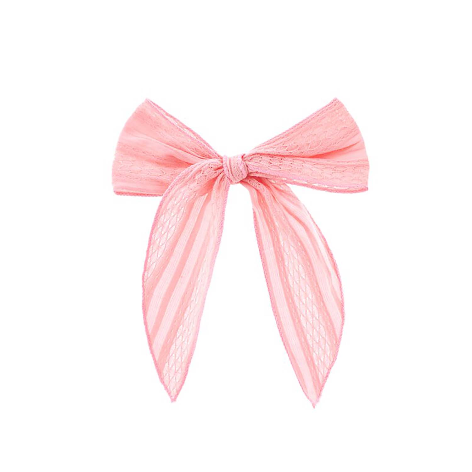 Monkey Bow Kids - Monkey Bow 復古粉蕾絲 (大) - BreezeOnline 微風精品線上