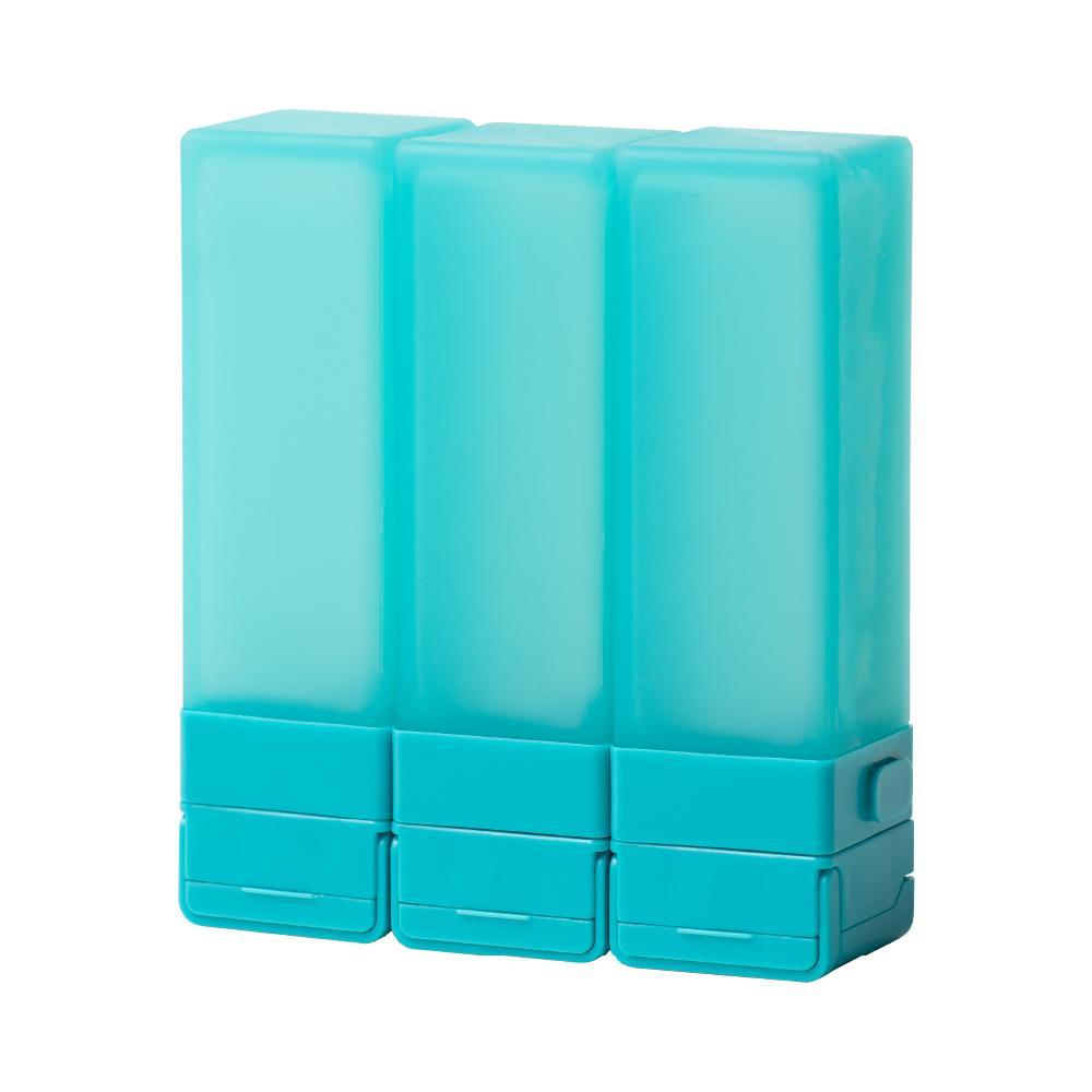 Suzzi - Suzzi 積木旅行分裝瓶 海洋藍綠L 100ml - 三件旅行組 - BreezeOnline 微風精品線上