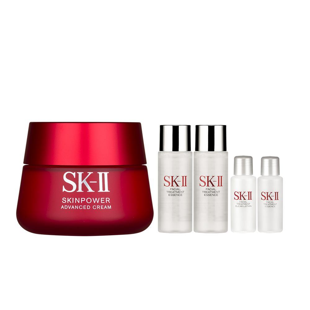 SK-II - SK-II 致臻肌活能量活膚霜100g+青春露30ml*2+10ml+亮采化妝水10ml(國際航空版 ...