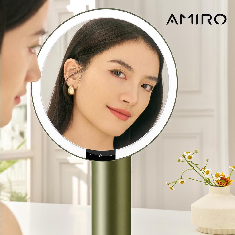 AMIRO - 【AMIRO】 Oath自動感光LED化妝鏡-向陽覓光禮盒-英倫綠 - BreezeOnline 微風精品線上