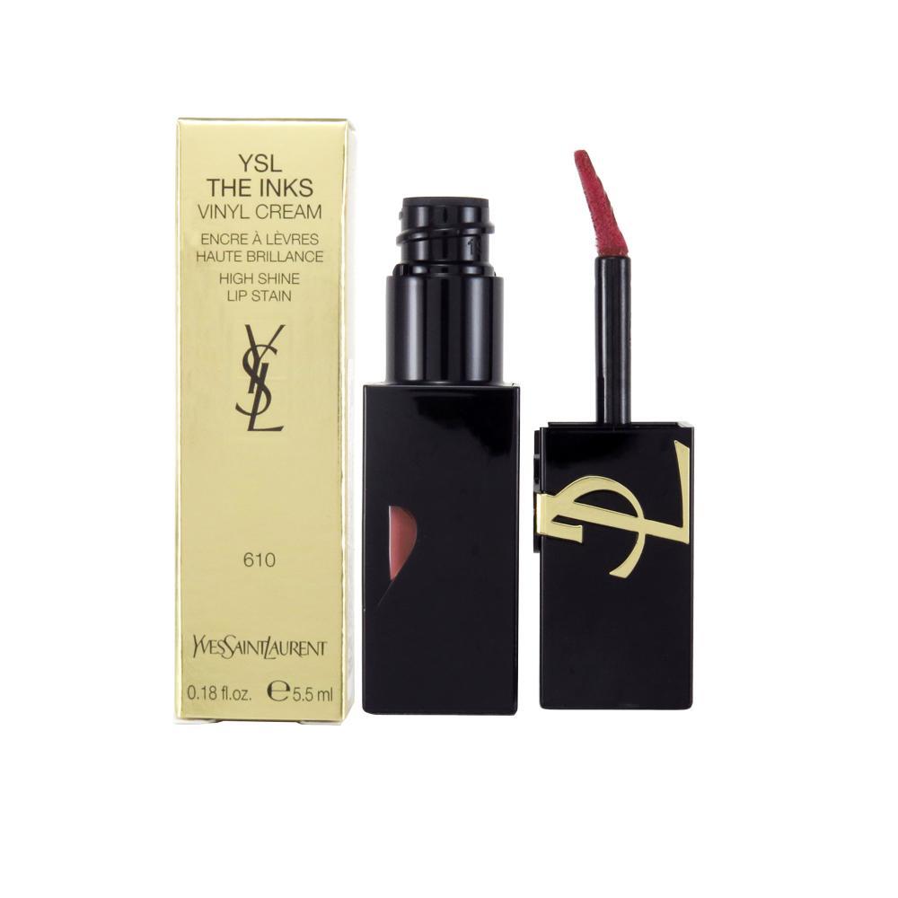 YSL - YSL奢華印記鎖心光唇釉#610冰裸烏龍 - BreezeOnline 微風精品線上